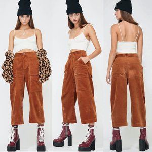 Current Air | Pants & Jumpsuits | New Camel Corduroy High Waist Wide ...